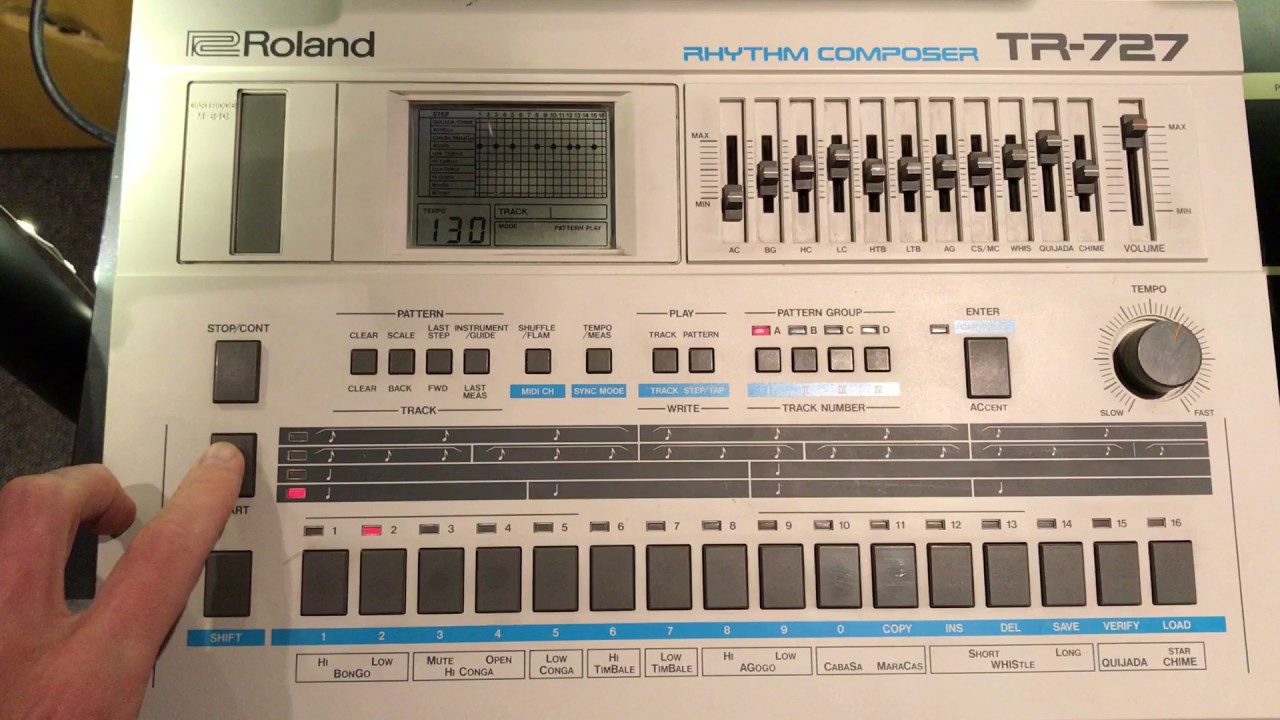 Roland TR-727 - YouTube