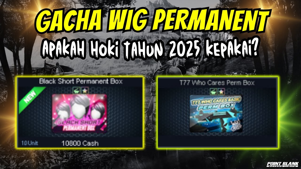 GACHA WIG & T77 PERMANENT | Point Blank Zepetto - YouTube