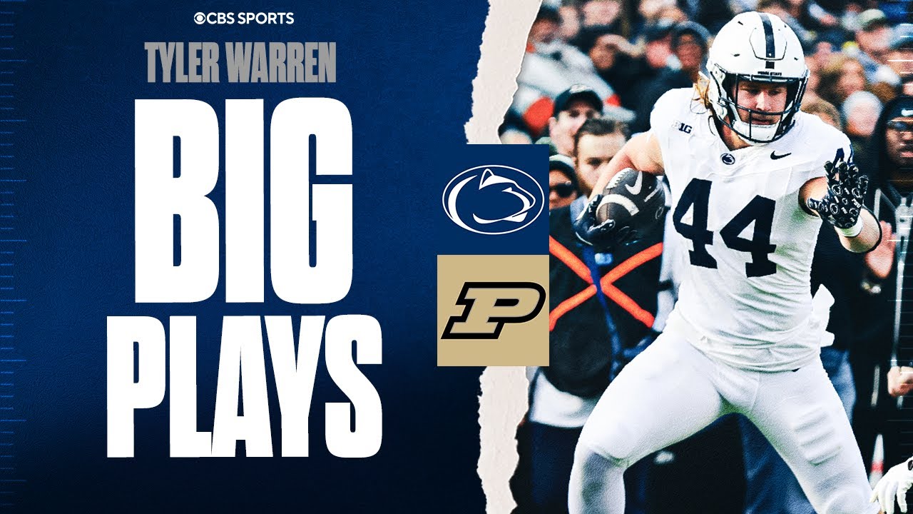 Tyler Warren scores rushing AND receiving TD in win over Purdue ...