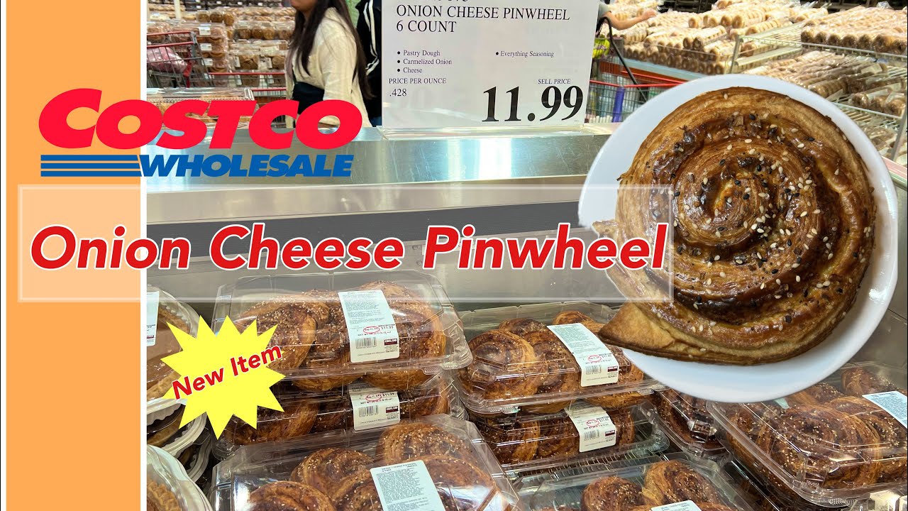 Costco Onion Cheese Pinwheel Croissant Brand New Bakery Item - YouTube