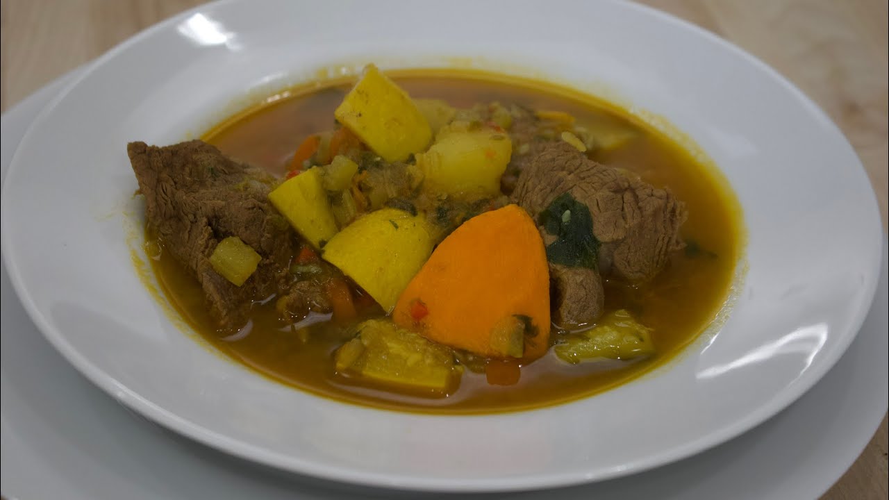Sopa campesina con carne super deliciosa - YouTube