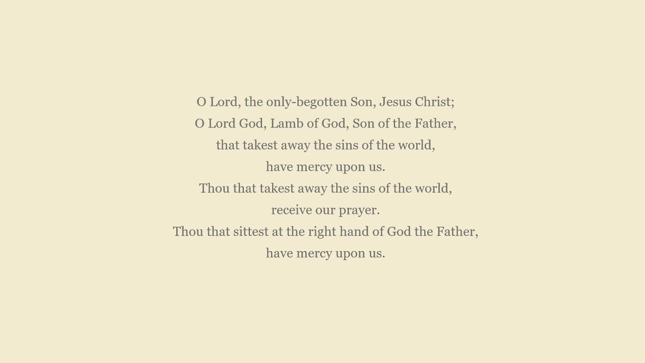 Gloria - John Merbecke. 1549 - YouTube