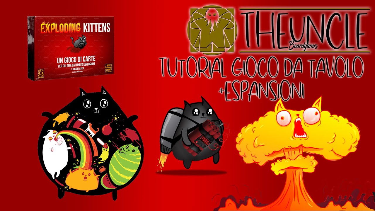 [Tutorial] Exploding Kittens - Gioco da Tavolo ITA - YouTube