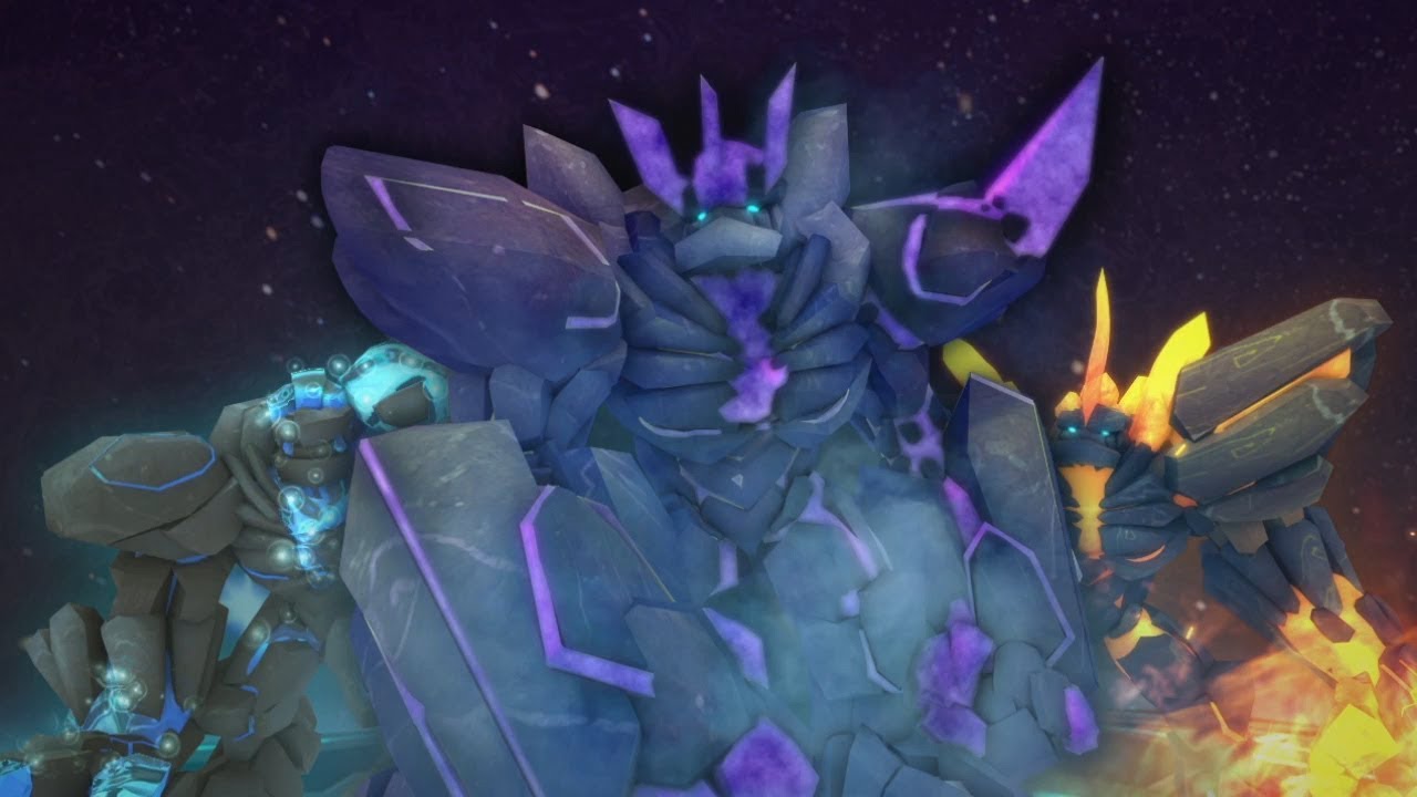 Elemental Fusion Water, Fire and Shadow Golem - YouTube