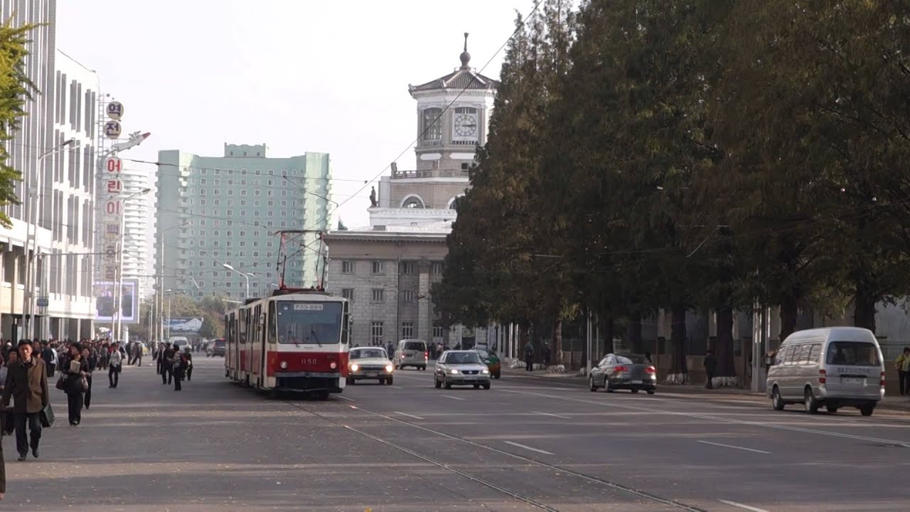 Center Pyongyang City North Korea - YouTube