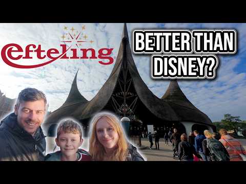 OUR FIRST TIME AT EFTELING! | Is it better than Disney? Efteling Theme Park