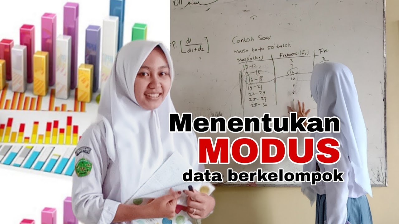 Cara Menentukan Modus (nilai yang sering muncul) pada data berkelompok ...