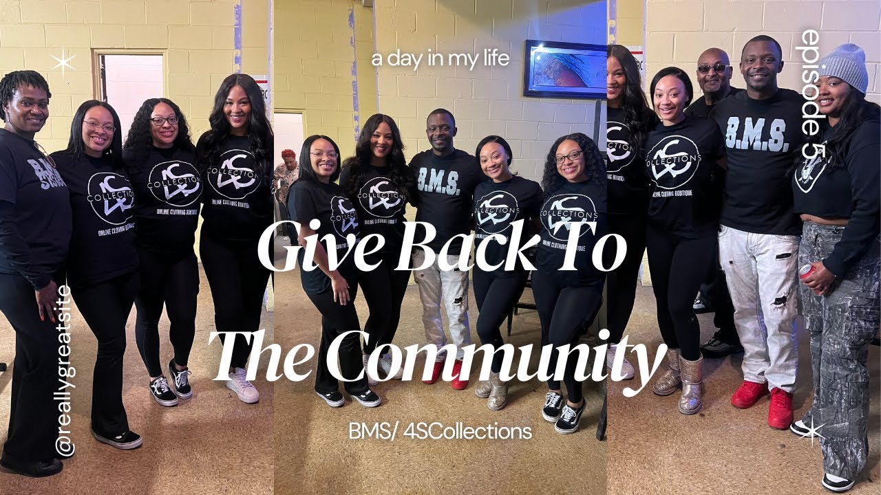 Give Back To The Community/ ThanksGiving/ Giving Back/ Giving For ...