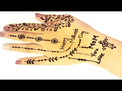 Mother's Day Special mehndi design/henna design 2025/happy mother's day ...