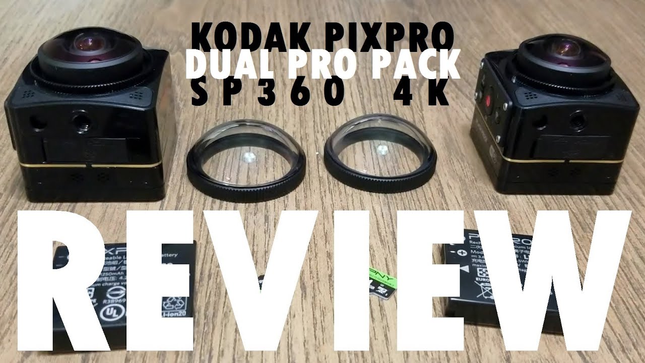 360° Camera Review: Kodak PixPro SP360 4K Dual Pro Pack - YouTube