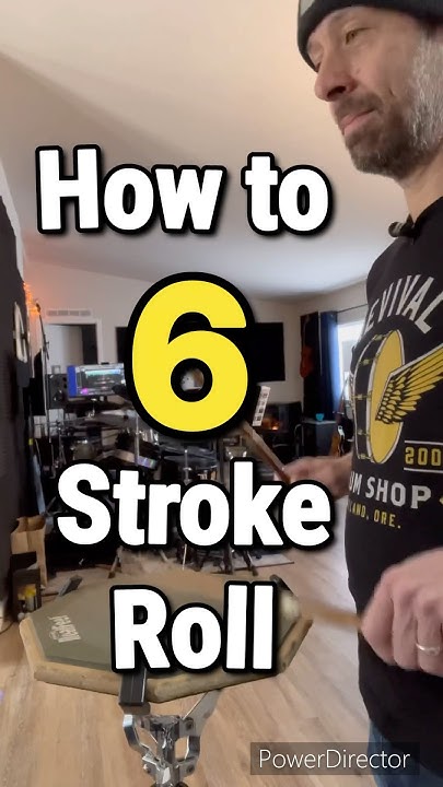 The 6 Stroke Roll: Drummers MUST KNOW this Rudiment #shorts - YouTube