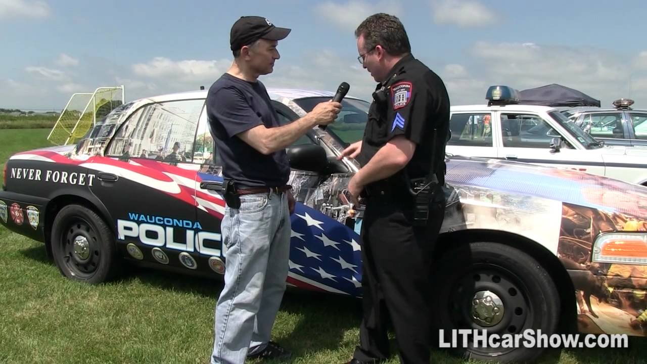Wauconda, IL Police Department 9/11 memorial squad car - YouTube
