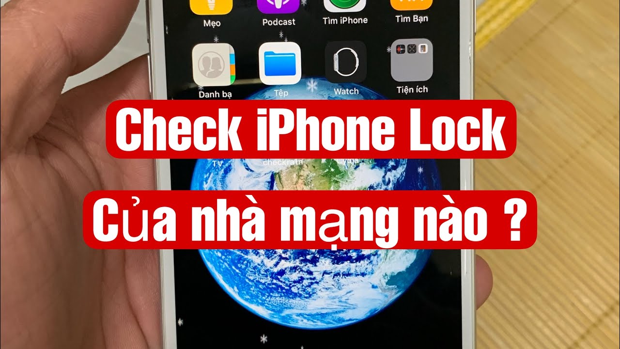 Hướng dẫn check iPhone Lock, Nhà Mạng - YouTube