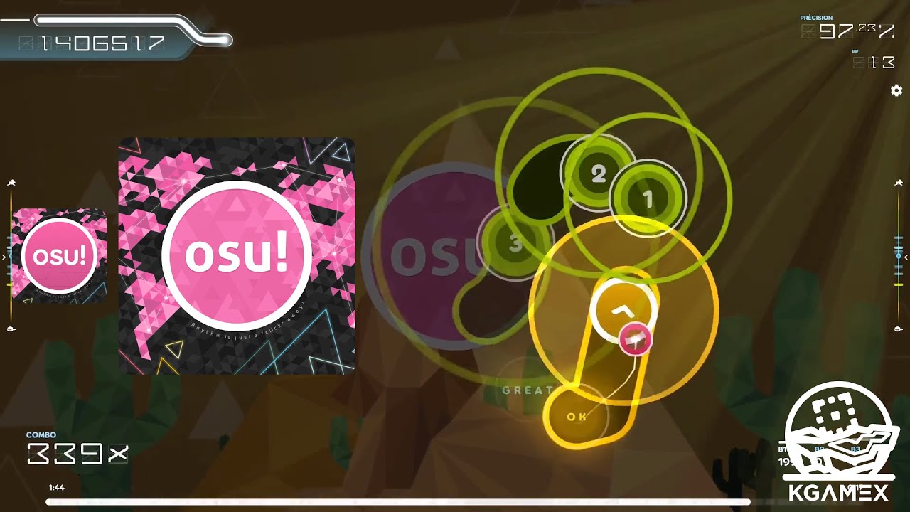 osu! | cYsmix - Triangles | Normal - YouTube