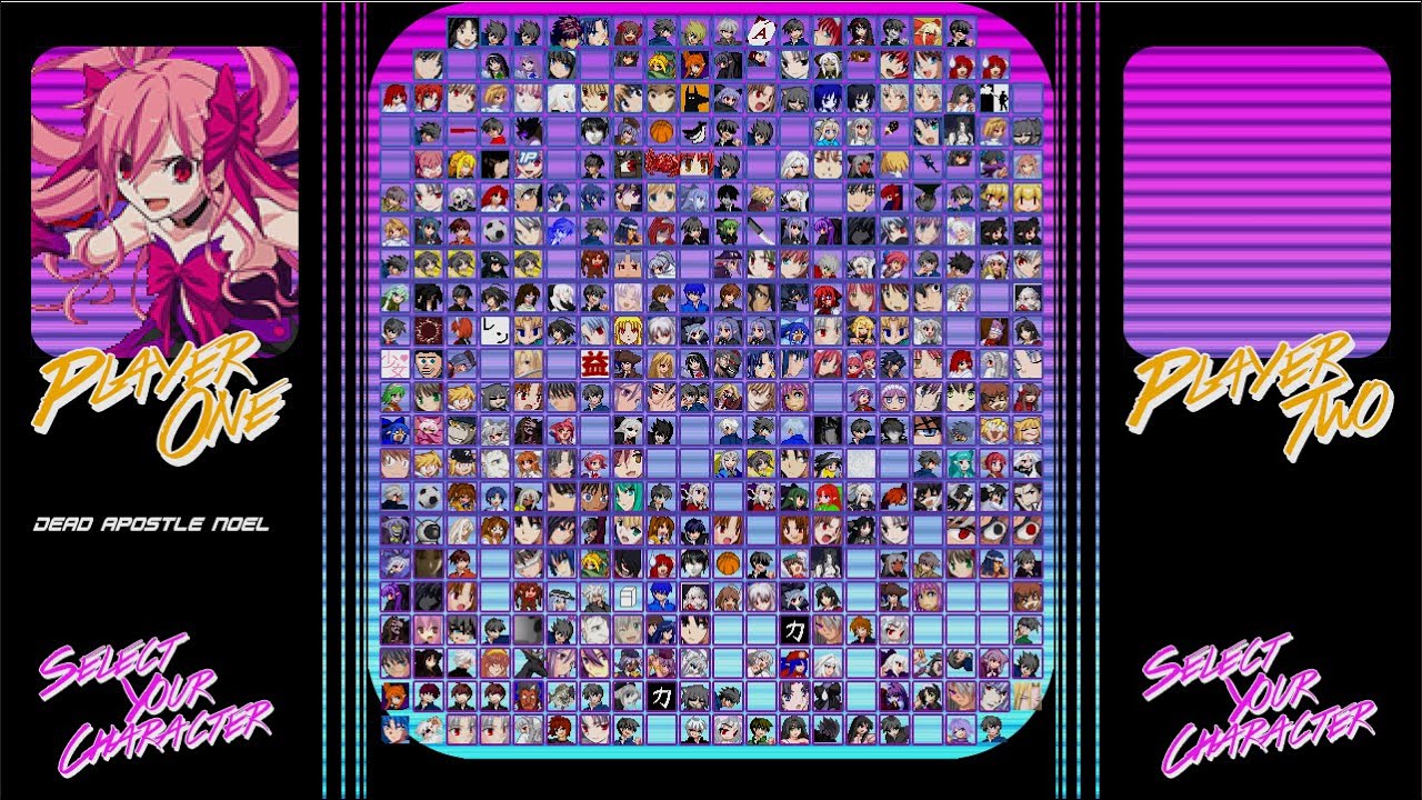 Largest Melty Blood Mugen Roster Megamix Edition w/ 300+ Chars ...