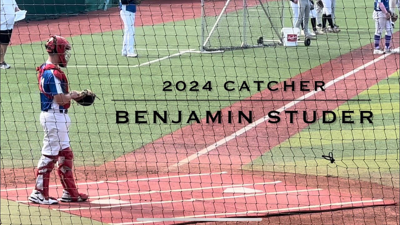 BENJAMIN STUDER CATCHER 2024 at the Prospect Select Showcase, Daytona Beach, Fl. - YouTube