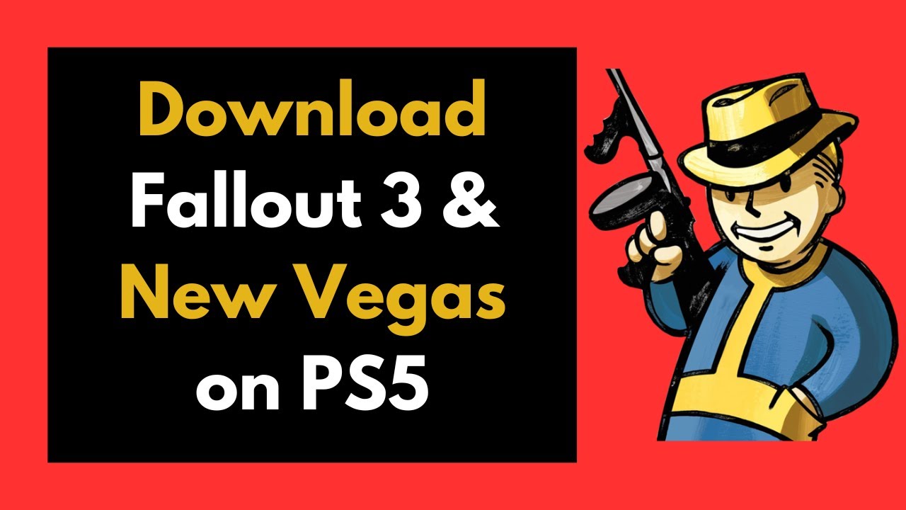 How to download Fallout 3 & New Vegas on PS5 - YouTube