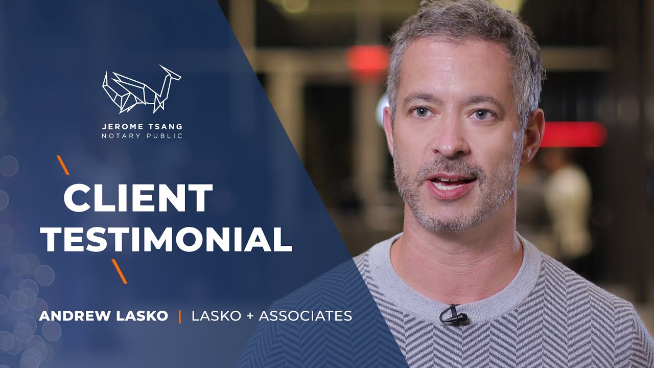 Client Testimonial: Andrew Lasko - Realtor, Lasko + Associates - YouTube