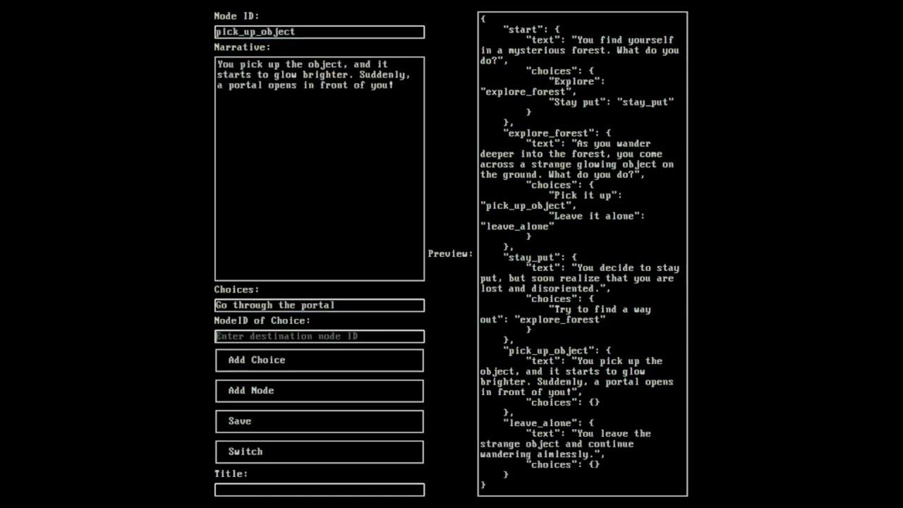 Create Your Own Text Adventure Game Devlog 1 Youtube