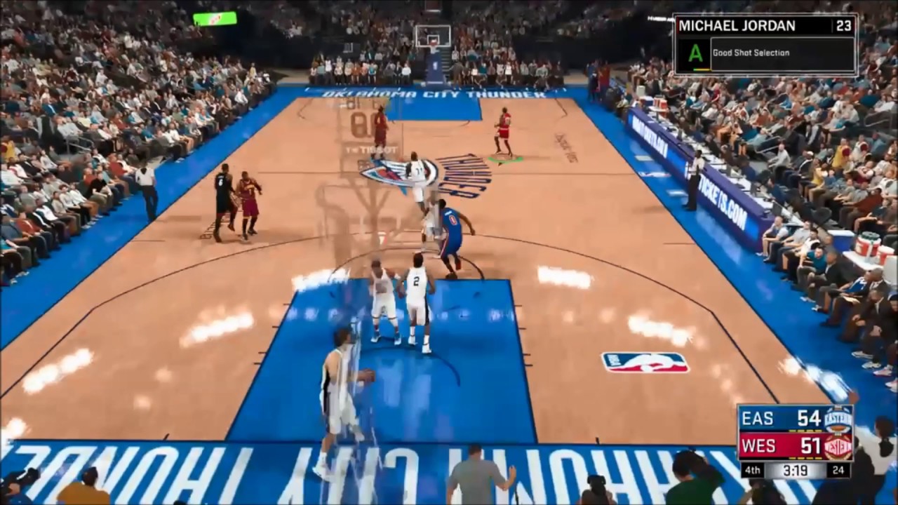 NBA 2K17 - Double Step Back Move - YouTube