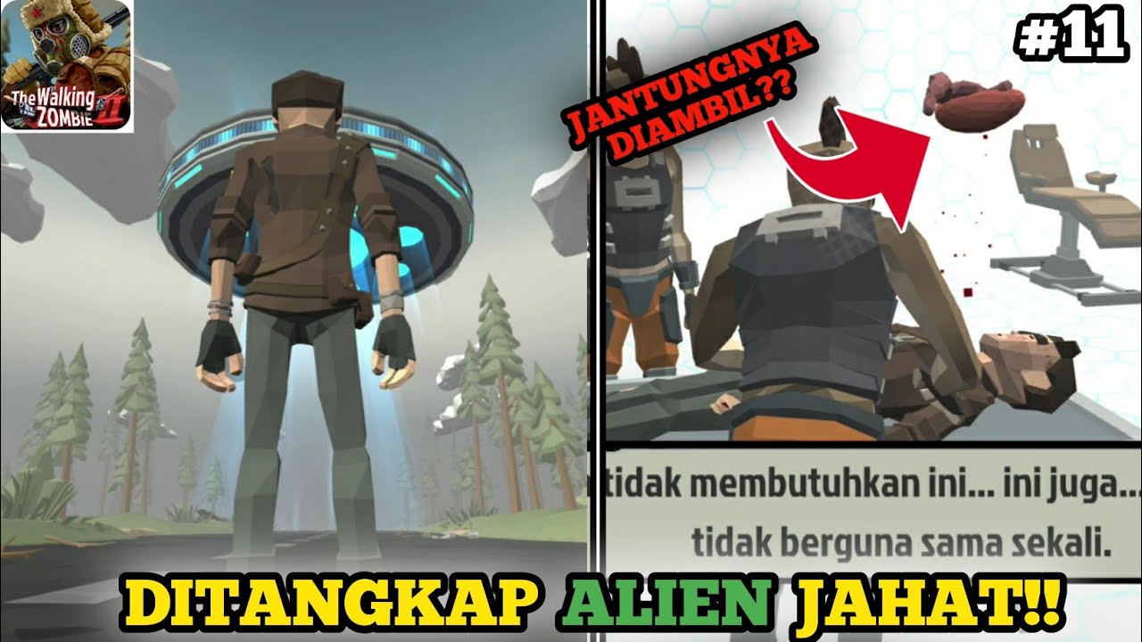 DITANGKAP ALIEN JAHAT - THE WALKING ZOMBIE 2 INDONESIA #11 - YouTube