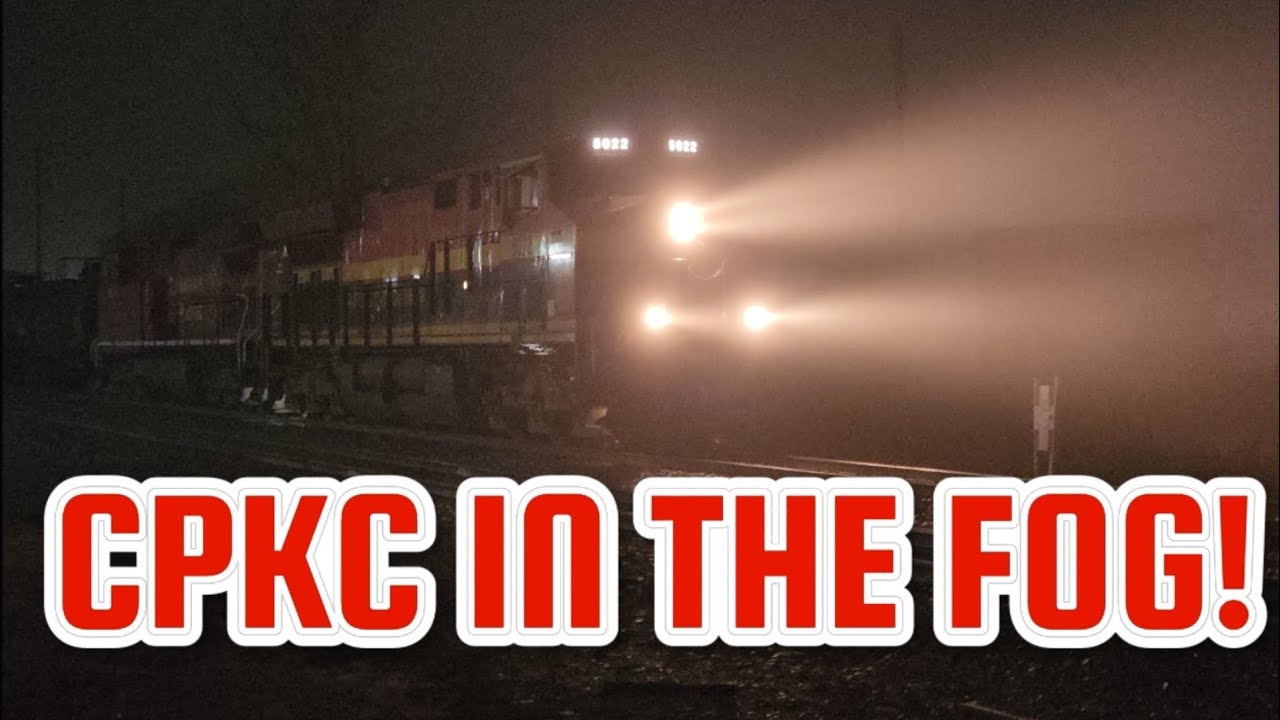 [4K] CPKC FREIGHT TRAIN LED BY TIER 4 WITH NICE K5HL! - YouTube