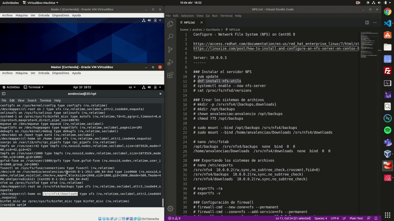 Configure - Network File System (NFS) on CentOS 8 - YouTube