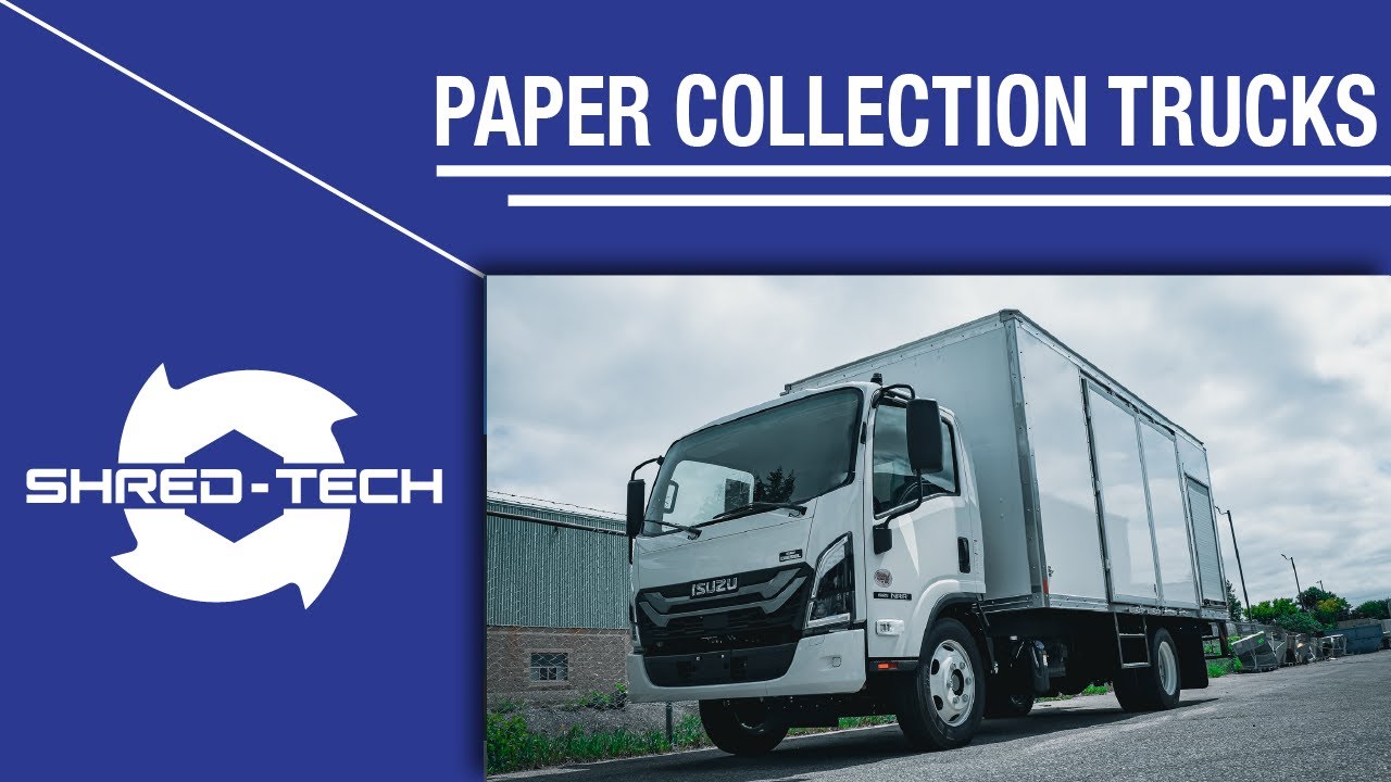Paper Collection Trucks | Shred-Tech - YouTube