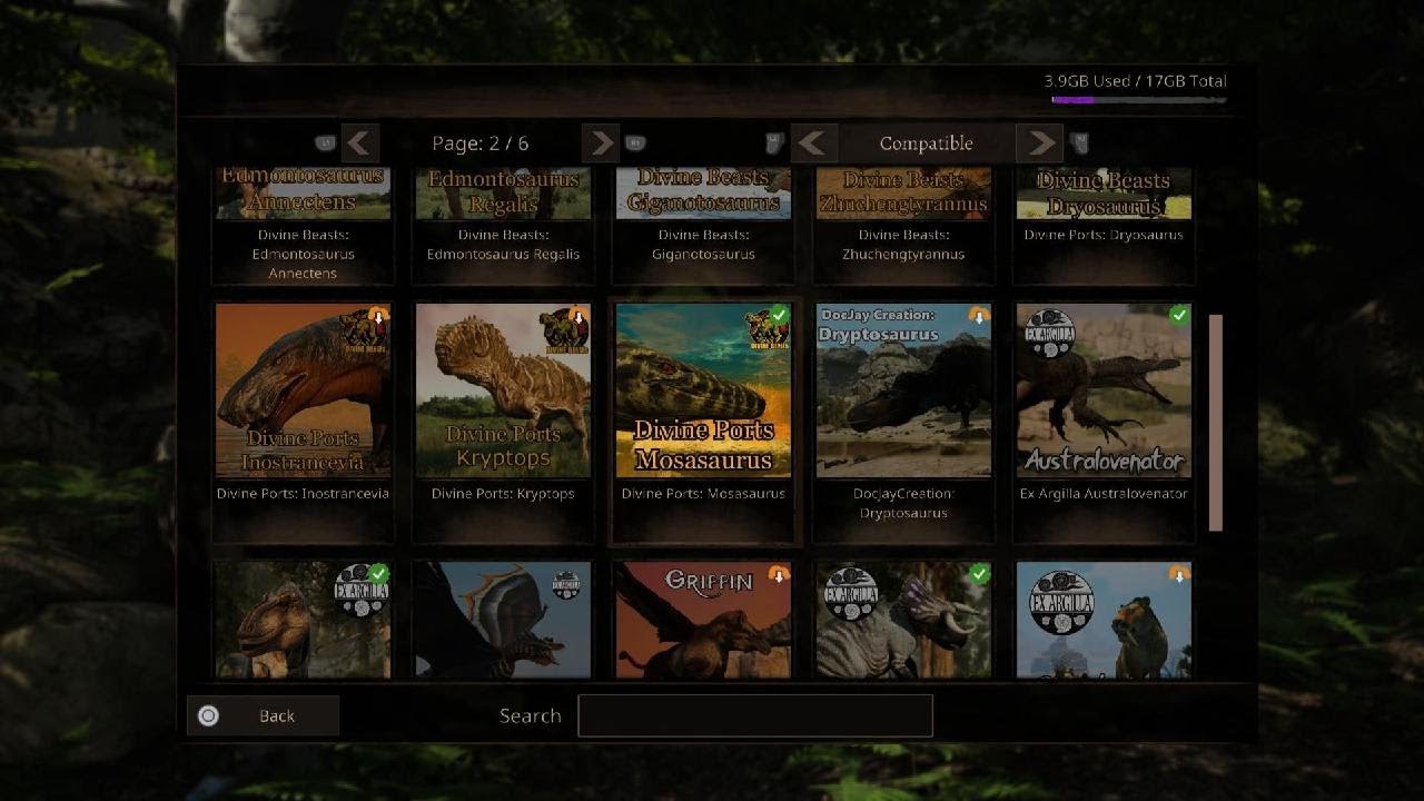 Path of Titans: Carnotaurus defends itself from its own kind - YouTube