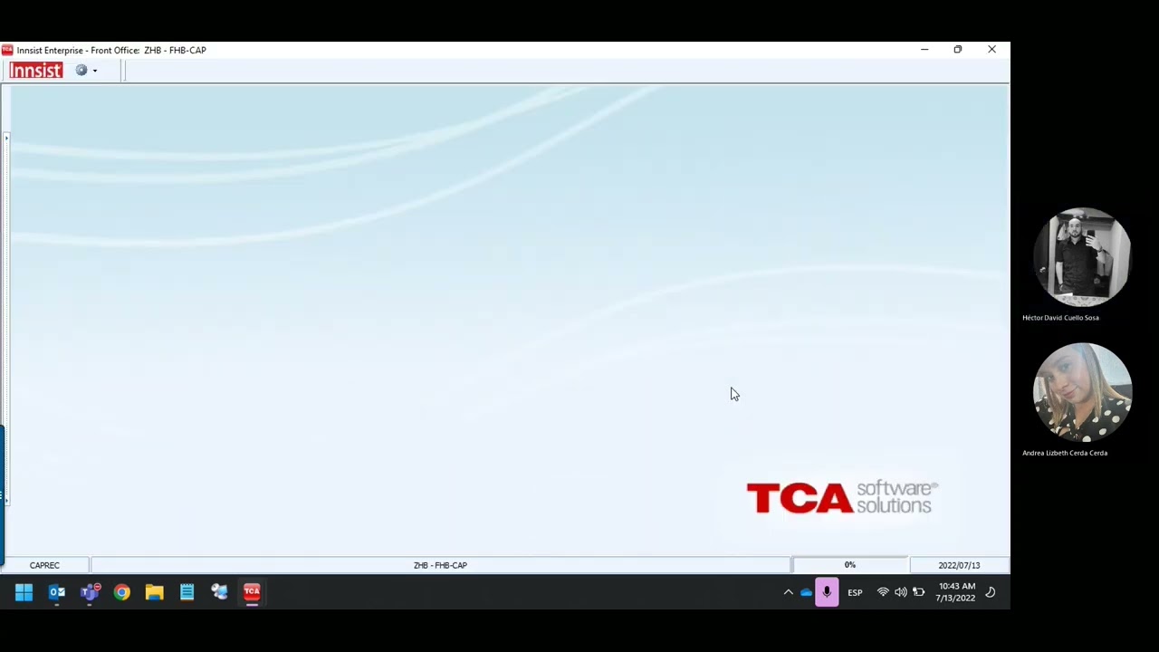 Capacitación Recepción TCA Innsist - YouTube