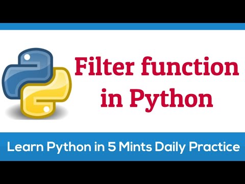 Filter | How to apply filter function in python | Learn python ...