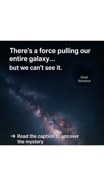 What is pulling our entire galaxy through space? #shorts #marinemystery ...