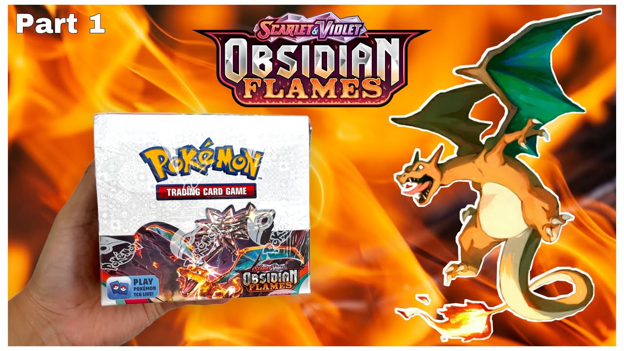 Opening a Pokémon Obsidian Flames Booster Box!! (Part 1) - YouTube
