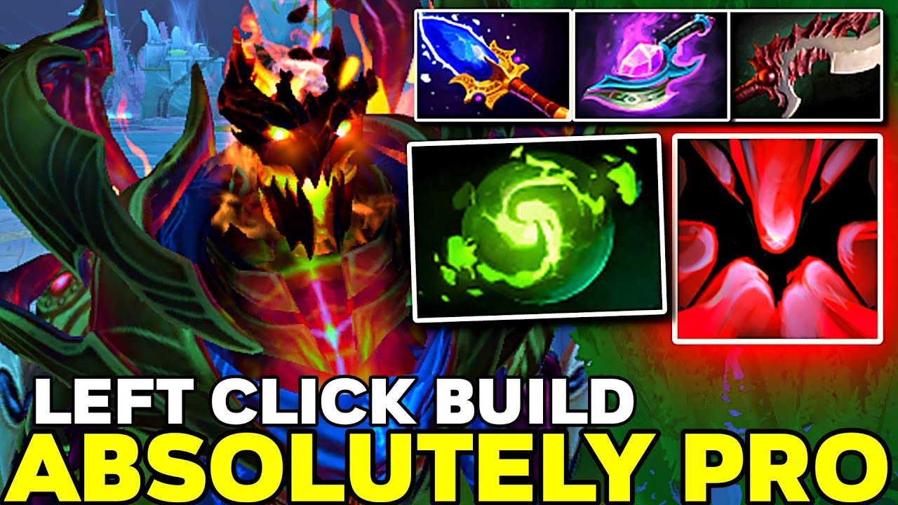 Absolutely PRO Shadow Fiend Full Left Click Build Perfect High Skills ...