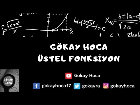 LOGARİTMA ÜSTEL FONKSİYON