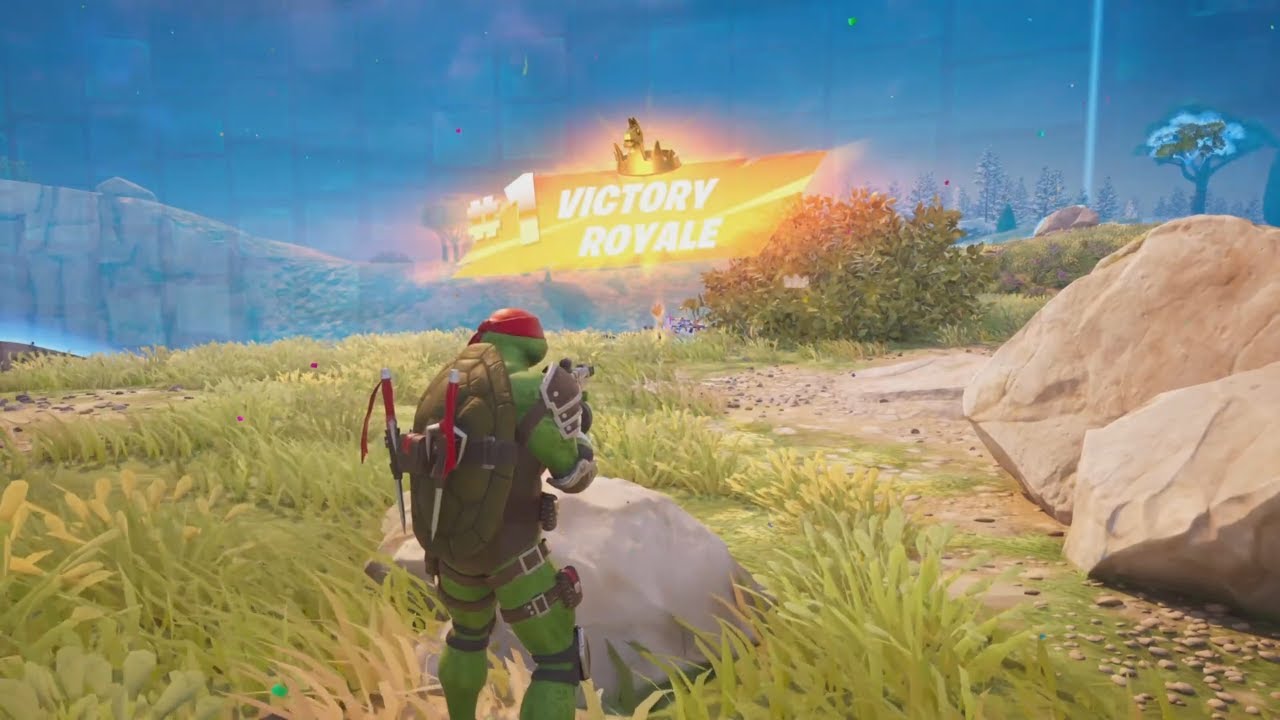 RAPHAEL SKIN GAMEPLAY IN FORTNITE X TEENAGE MUTANT NINJA TURTLES ...