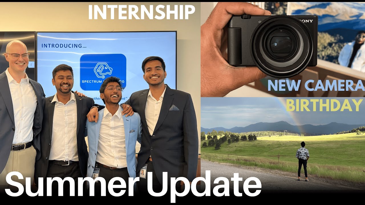 My Summer 2023: Internship, New Camera, Birthday, and Trip to SFO - YouTube