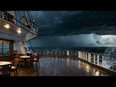 Heavy Rain on Ship & Calm Waves – Instant Relaxation #rain #shipasmr # ...