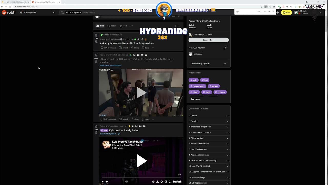 Koil Makes Discord Call About Penal Code w/ Staff & Penta - YouTube