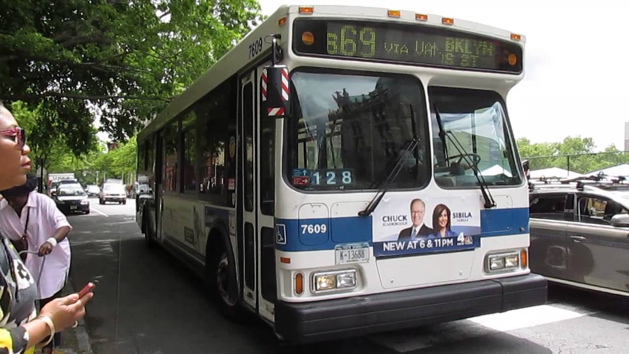 MTA NYCT Bus: Orion VII Gen-I CNG #7609 on the B69 - YouTube