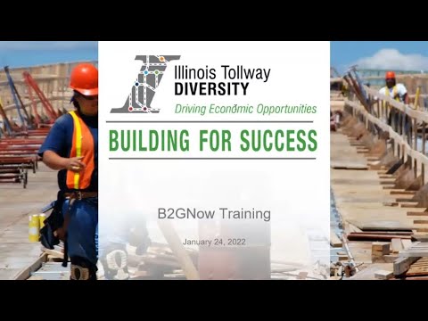 Illinois Tollway B2GNow Training - YouTube