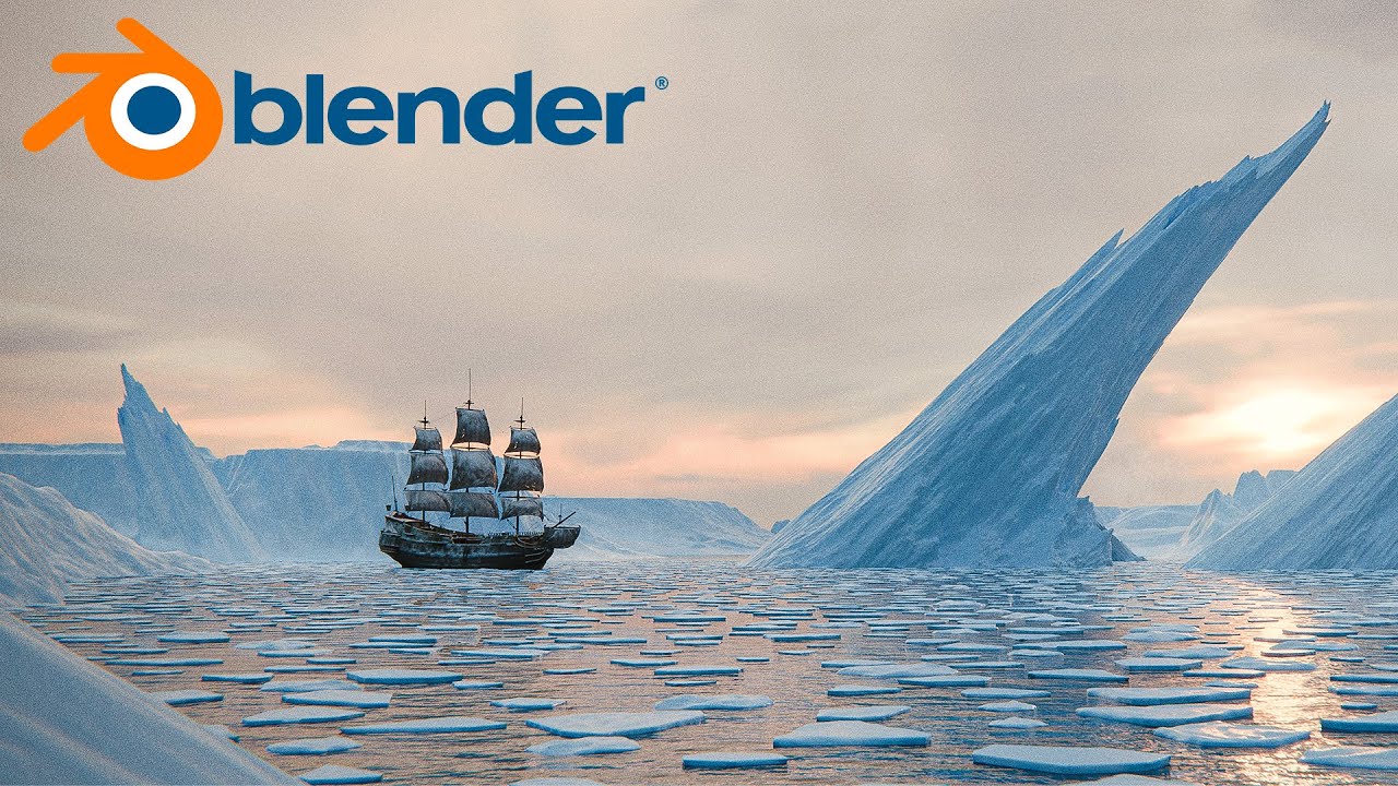 I Made an EPIC ARCTIC ANIMATION in Blender - YouTube