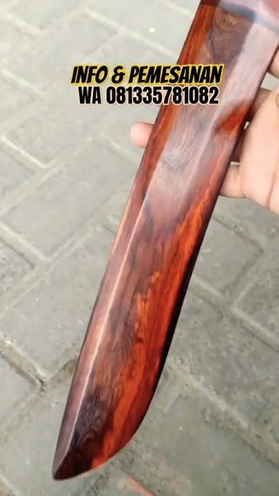 Berangkat Jaktim - Pisau sembelih hewan baja Dc53/28,5cm - YouTube