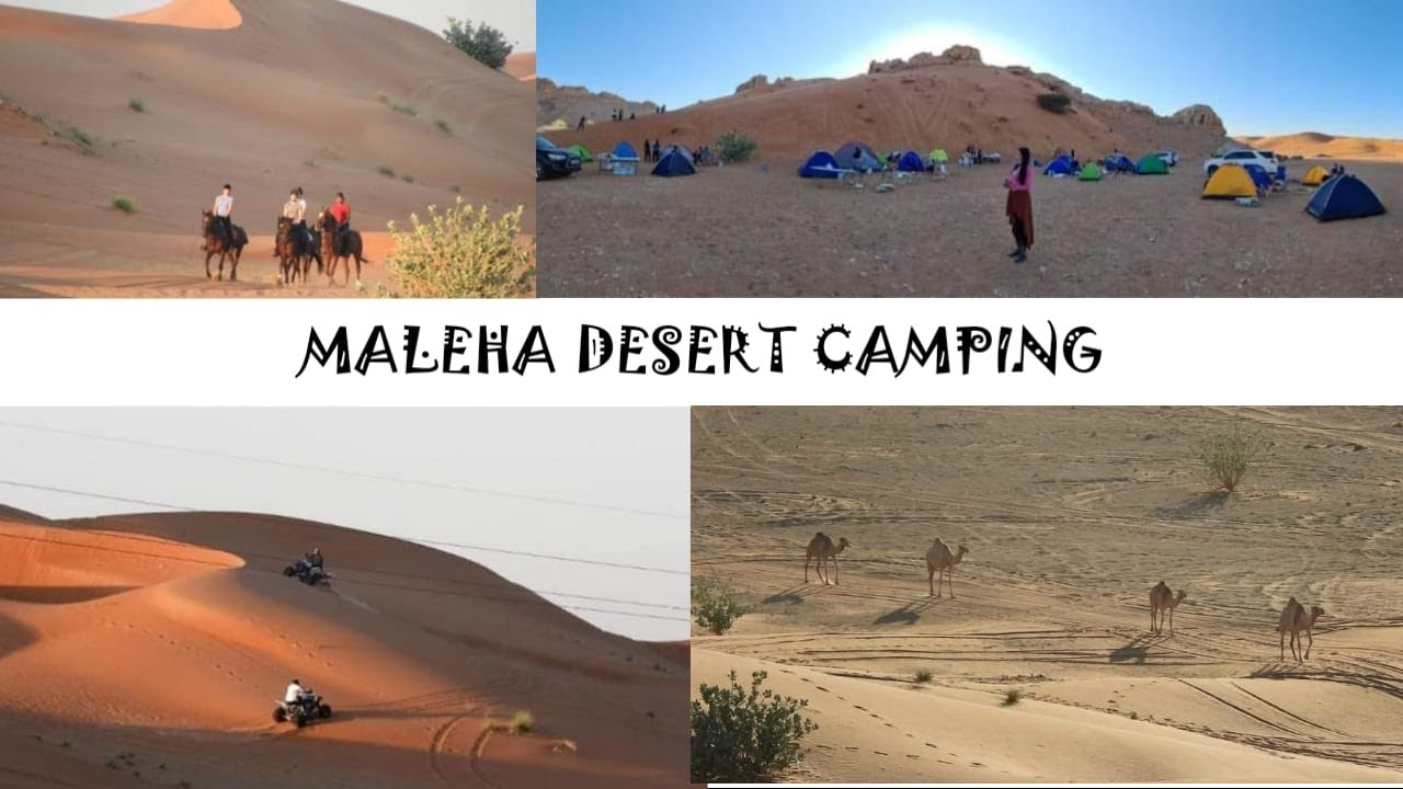 Camping at Maleha Desert Sharjah - YouTube