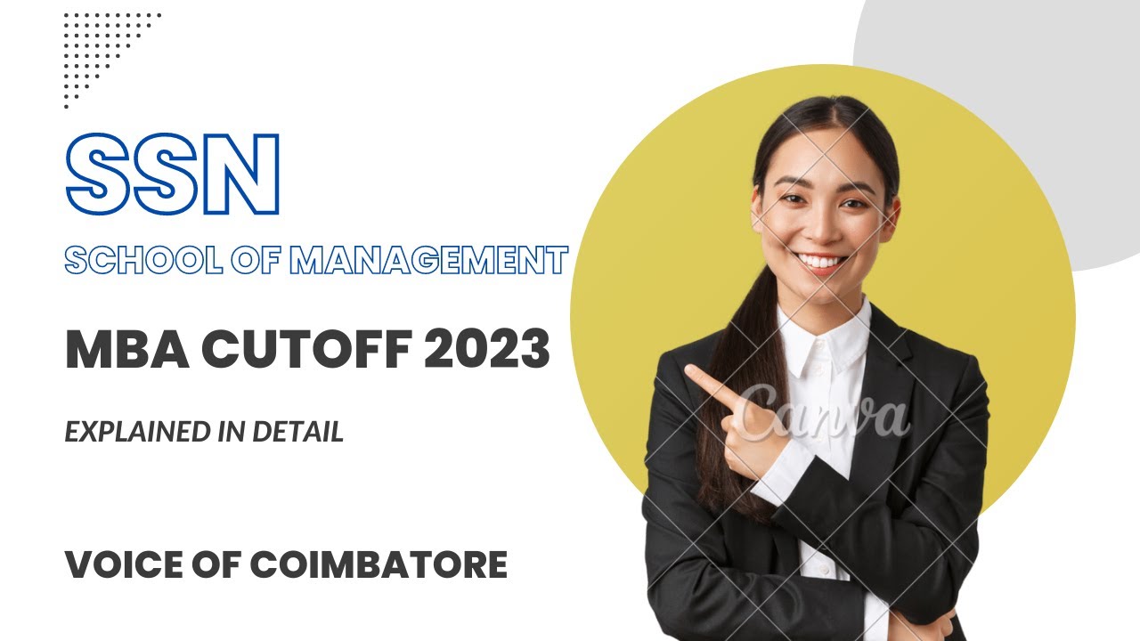 TANCET 2023 | MBA COUNSELING CUTOFF FOR SSN COLLEGE OF TECHNOLOGY |# ...