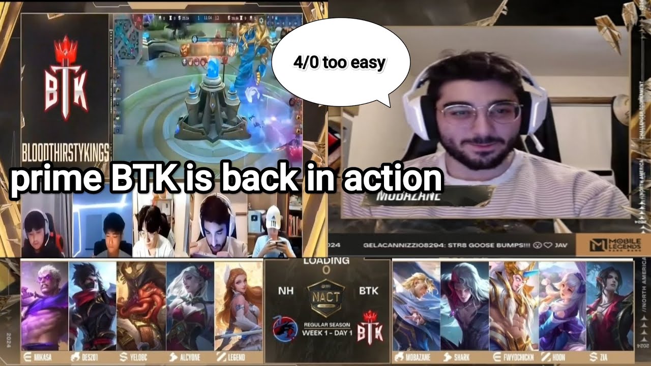 PRIME BTK IS BAK BAK BAK NO MORE TANK JUNGLE FOR MOBAZAME (BTK VS NH ...