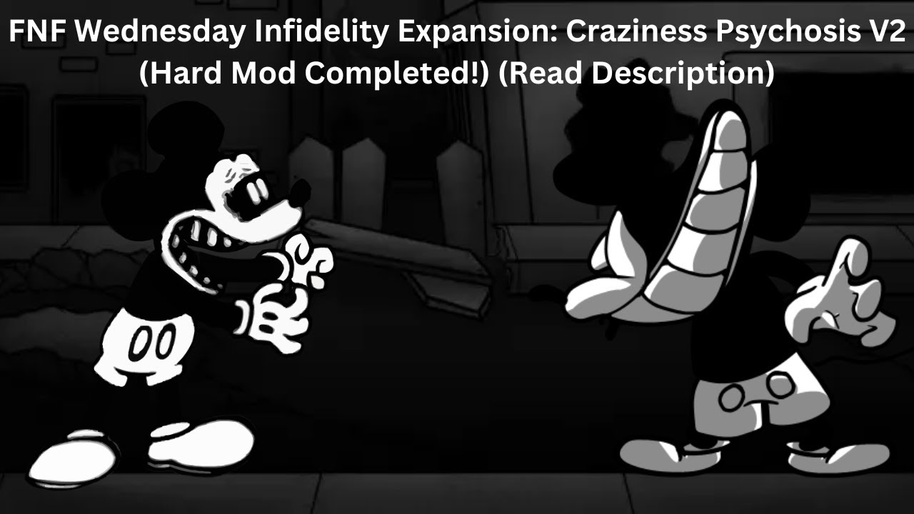 FNF WEDNESDAY INFIDELITY EXPANSION: CRAZINESS PSYCHOSIS V2 (HARD MOD ...