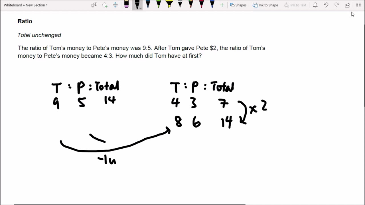 Spiderweb Math - Ratio, Total Unchanged - YouTube