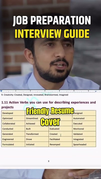 Job Preparation and Interview Guide - YouTube