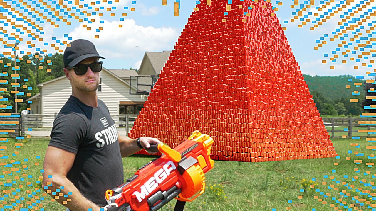 Nerf VS 1 Million Cups - YouTube